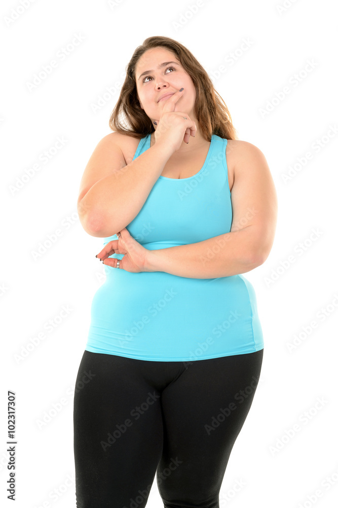 Large girl foto de Stock | Adobe Stock