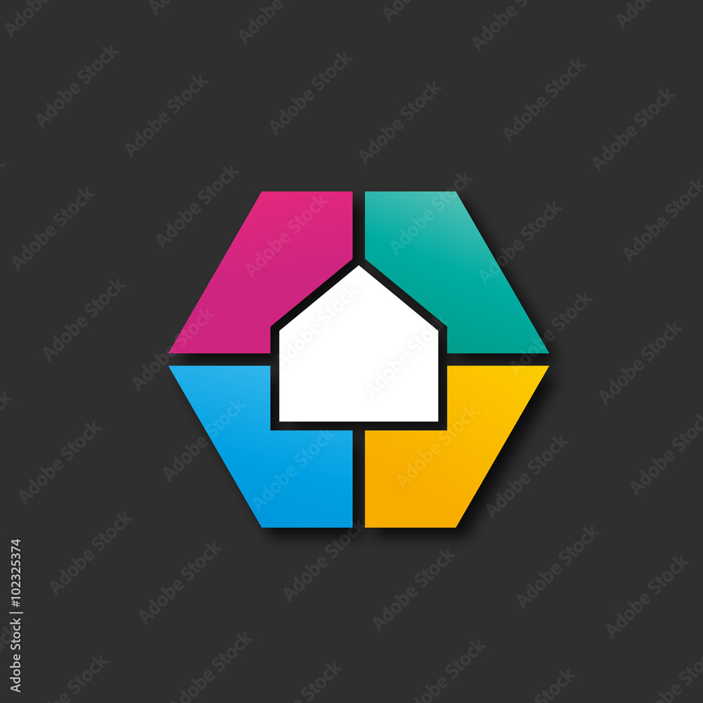 logo maison Stock Vector | Adobe Stock