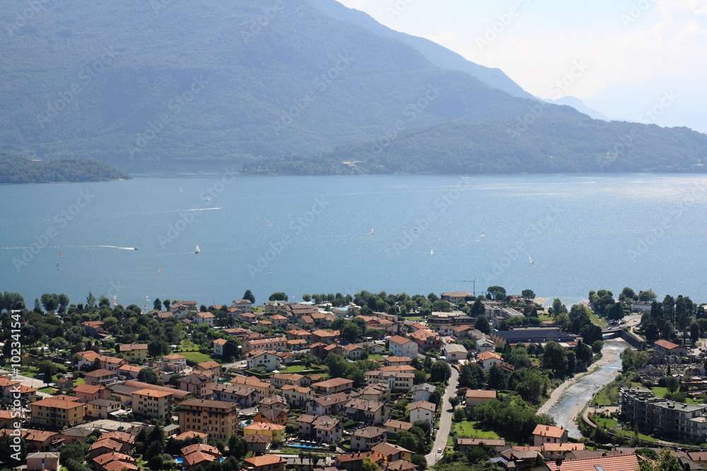 domaso am comer see Stock Photo | Adobe Stock