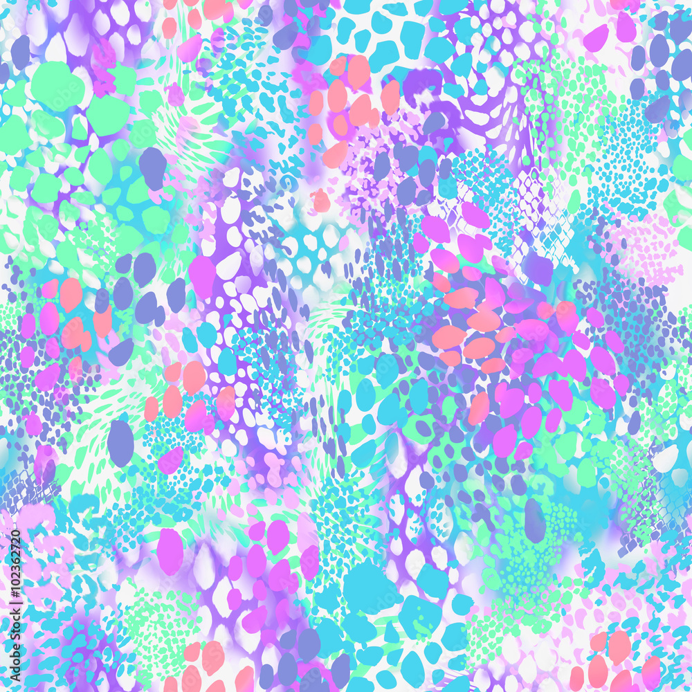 Colorful, abstract animal texture ~ seamless background Stock ...