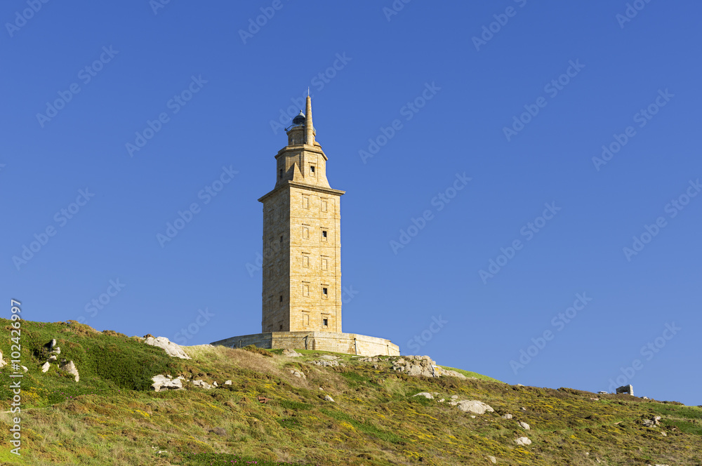Hercules tower, Torre de Hercules, roman lighthouse , UNESCO world ...
