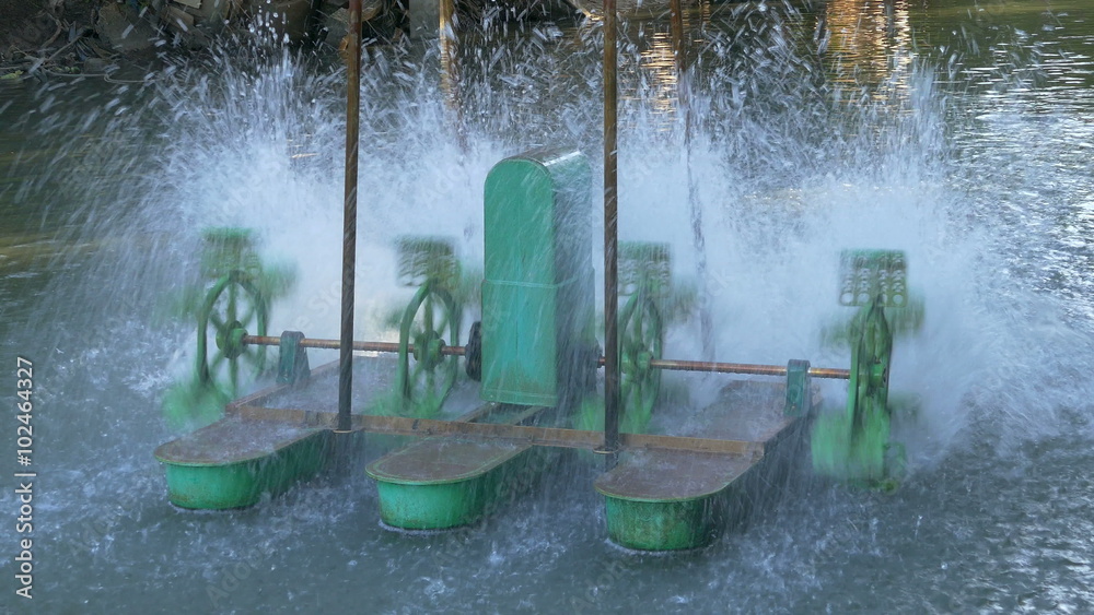 Vidéo Stock Environment water pollution treatment. Electric water ...