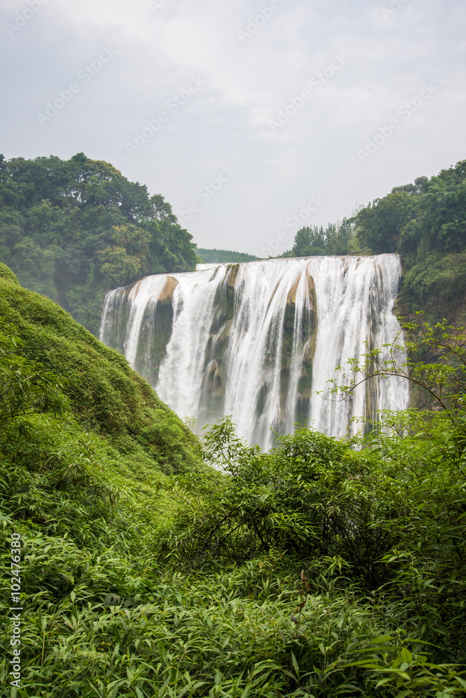 Huangguoshu waterfall. China's largest waterfall Stock Photo | Adobe Stock