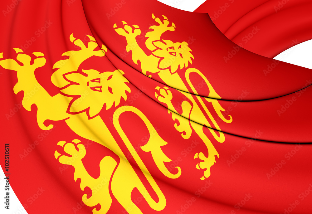 Flag of Normandy Stock Illustration | Adobe Stock