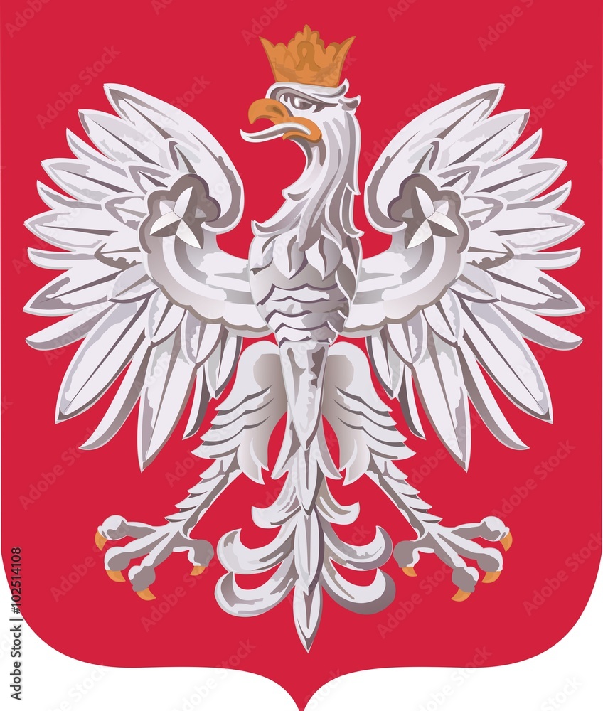 Coat of arms of Poland Stock Vector | Adobe Stock