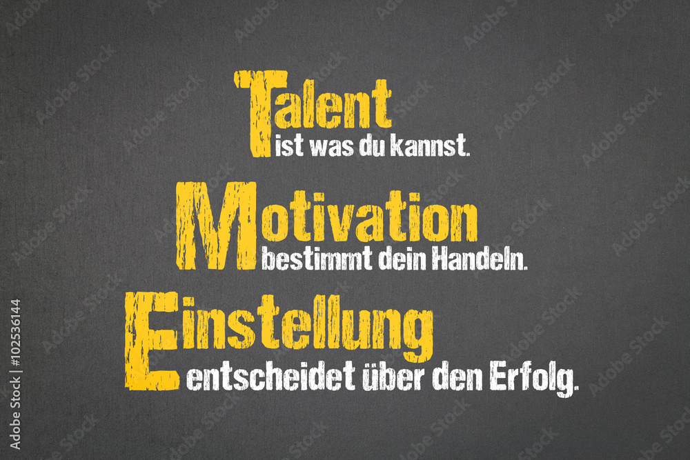 Talent, Motivation, Einstellung Stock-Illustration | Adobe Stock