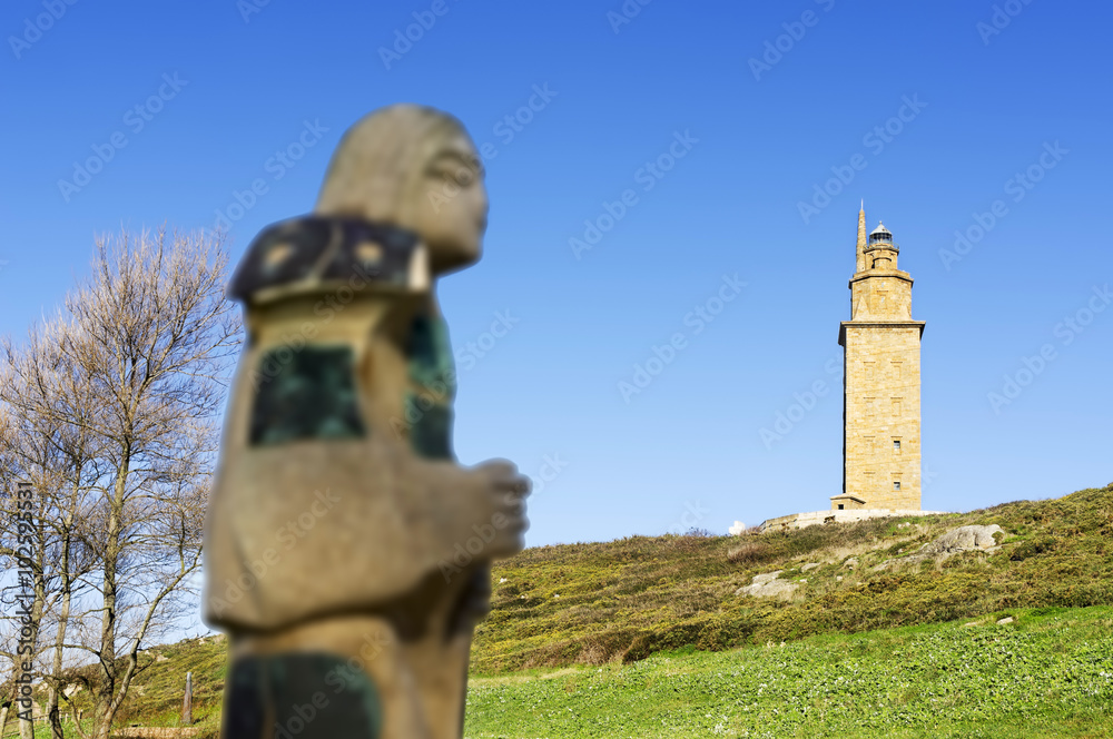 Hercules tower, Torre de Hercules, roman lighthouse , UNESCO world ...