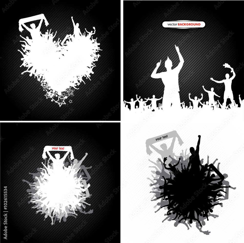 Posters for sports championships and music concerts Stock Vector ...