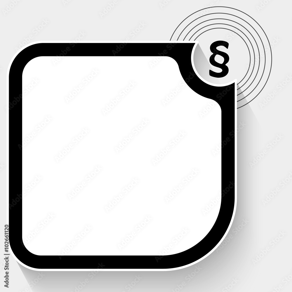 Black text box for your text and paragraph Stock Vector | Adobe Stock