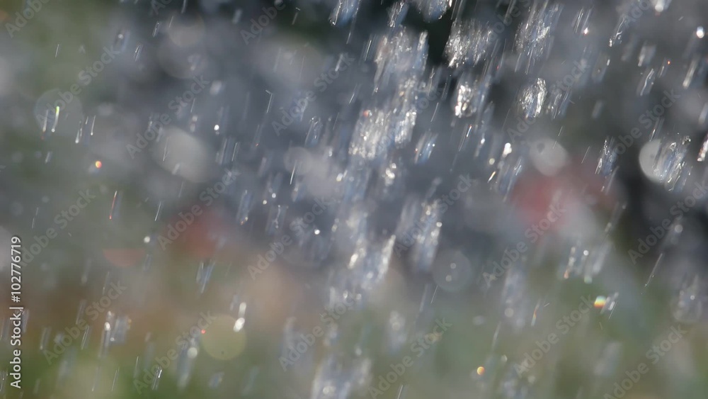 Water drops fly in the air. Great For Background. Stock Video | Adobe Stock