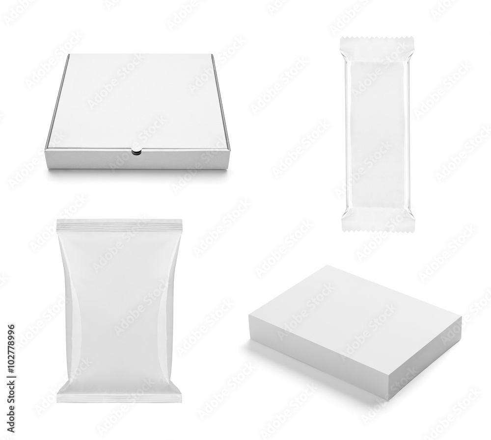 white box container template blank package Stock Photo | Adobe Stock