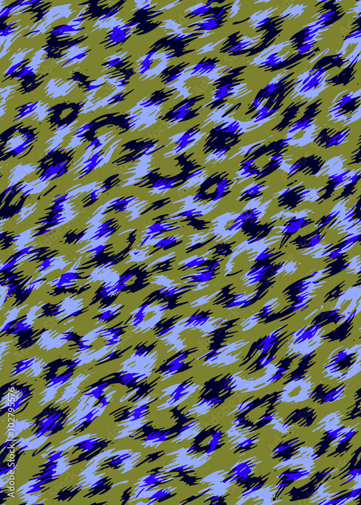 seamless vector animal patterns. leopard, tiger spots on a colorful ...