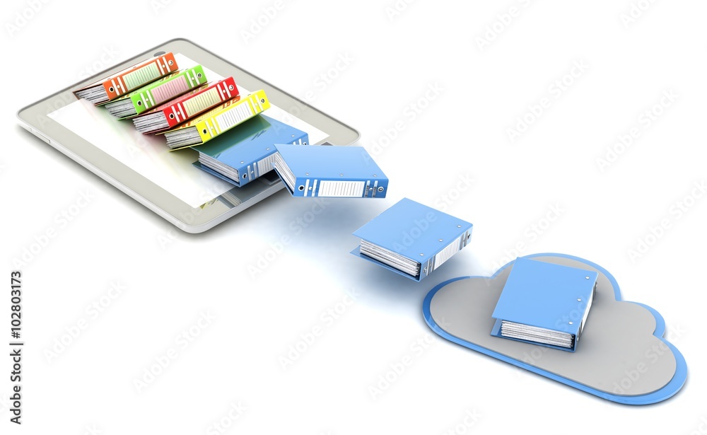 computer (documents folder Stock-Illustration | Adobe Stock