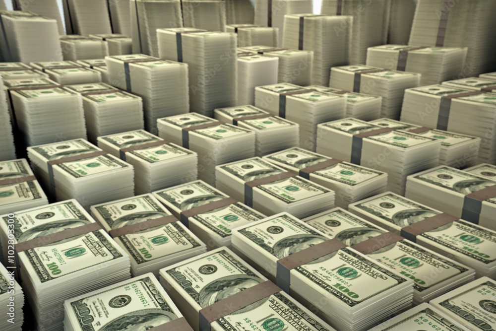 dollar stack Stock Illustration | Adobe Stock