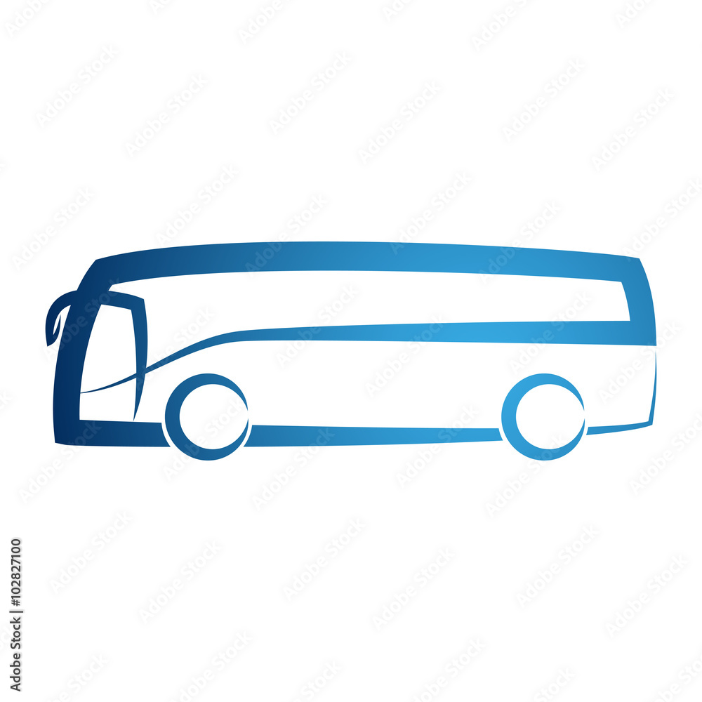 autobus logo wektor Stock Vector | Adobe Stock