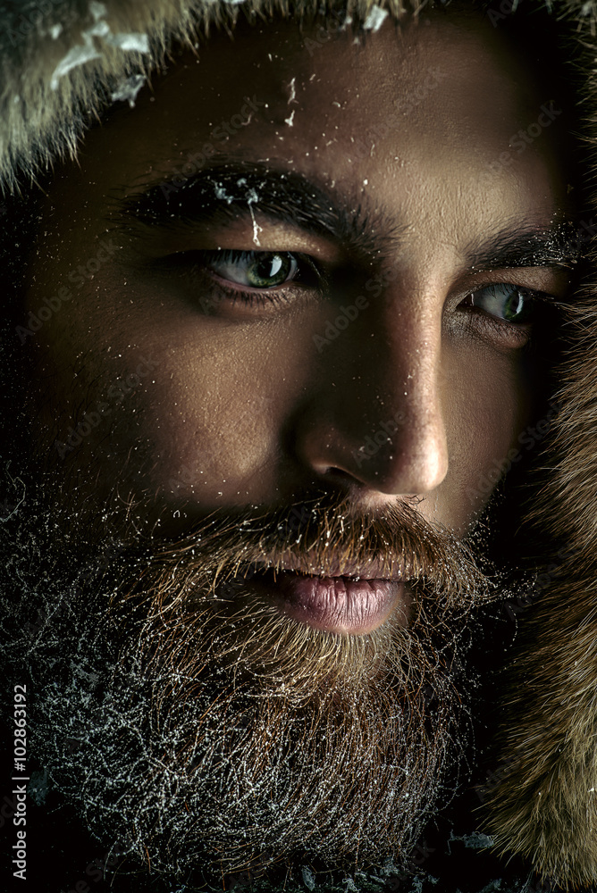 beautiful male face Stock Photo | Adobe Stock