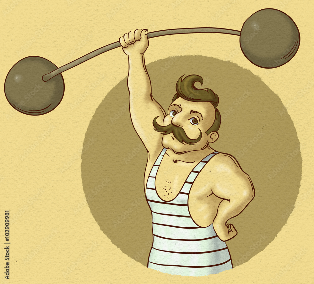 Vintage Strongman Poster Circus Strongman Google Search | Vintage