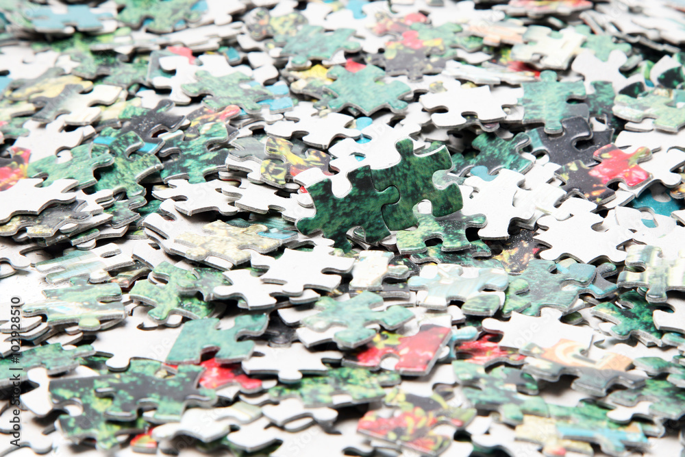 Jigsaw puzzle Stock Photo | Adobe Stock