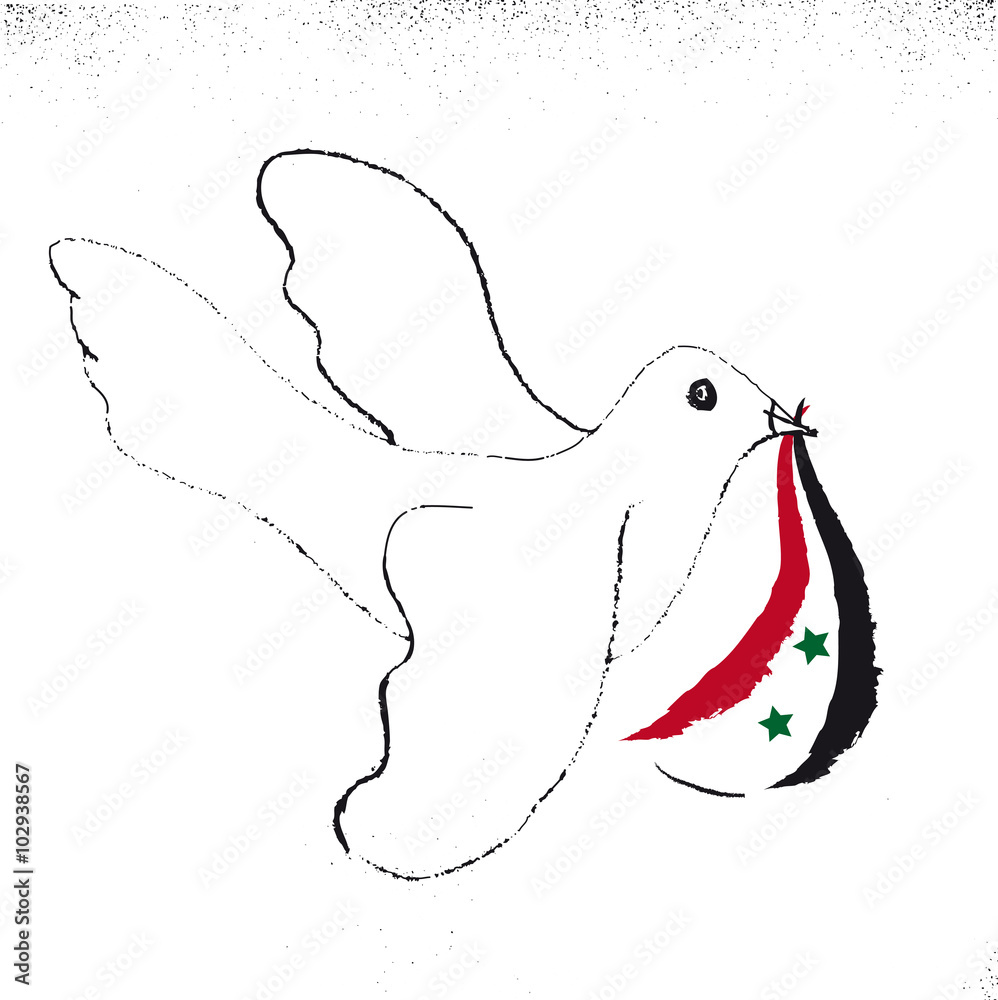 Frieden für Syrien - peace for the people of syria - dove of peace ...