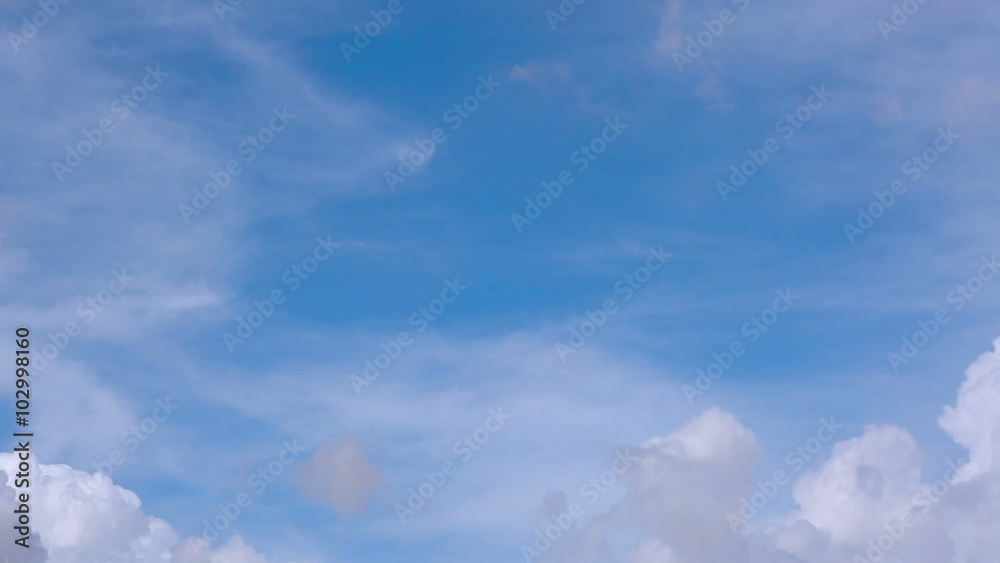 Clouds quickly moving across the sky Stock Video | Adobe Stock