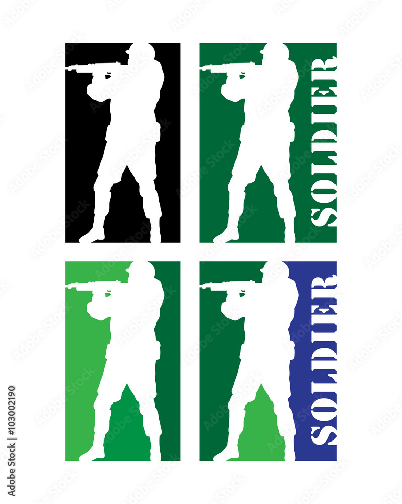 Army military soldier symbol 10. Good use for symbol, logo, web icon ...