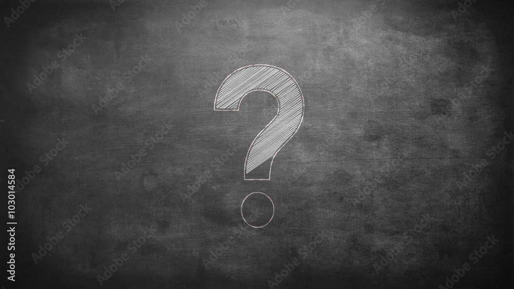 A large Question mark symbol Stock Video | Adobe Stock