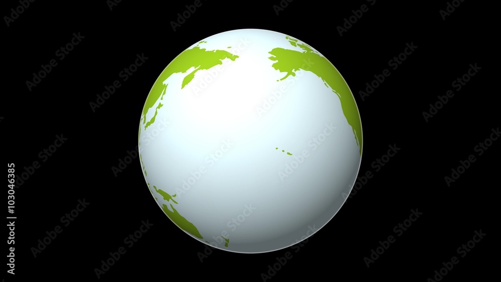 planet earth seamless loopable rotation globe ecology element 4k motion ...