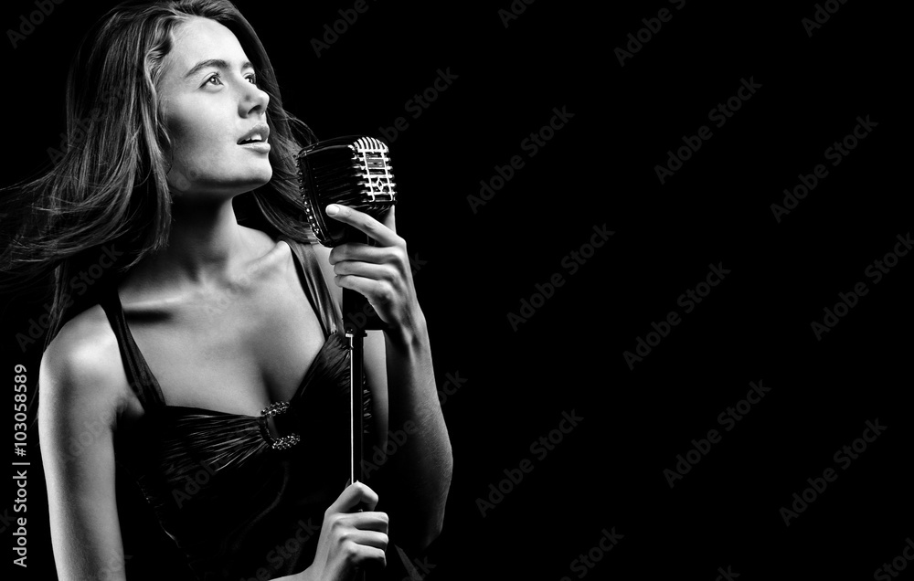 Singer. Stock Photo | Adobe Stock