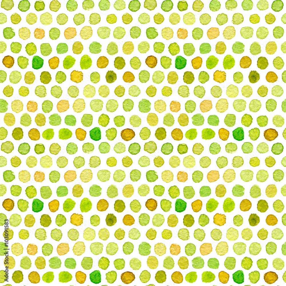 Set of seamless watercolor patterns. Simple geometric shapes. Stock ...