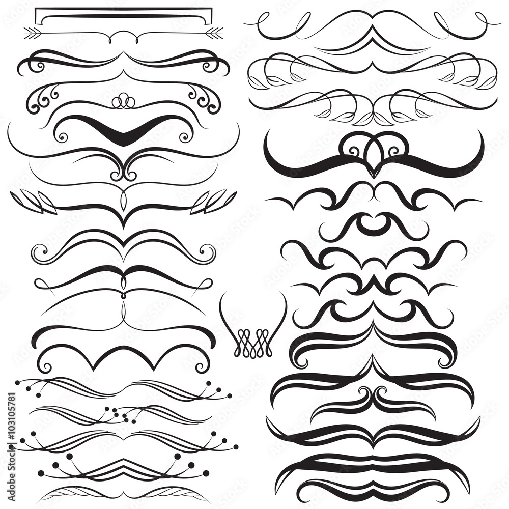 Decorative Swirls Illustrator