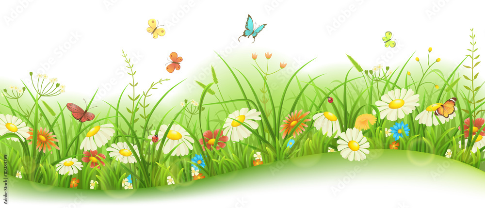 Spring Banner Clip Art