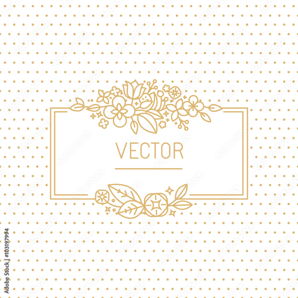 Vector wedding invitation design template Stock Vector | Adobe Stock