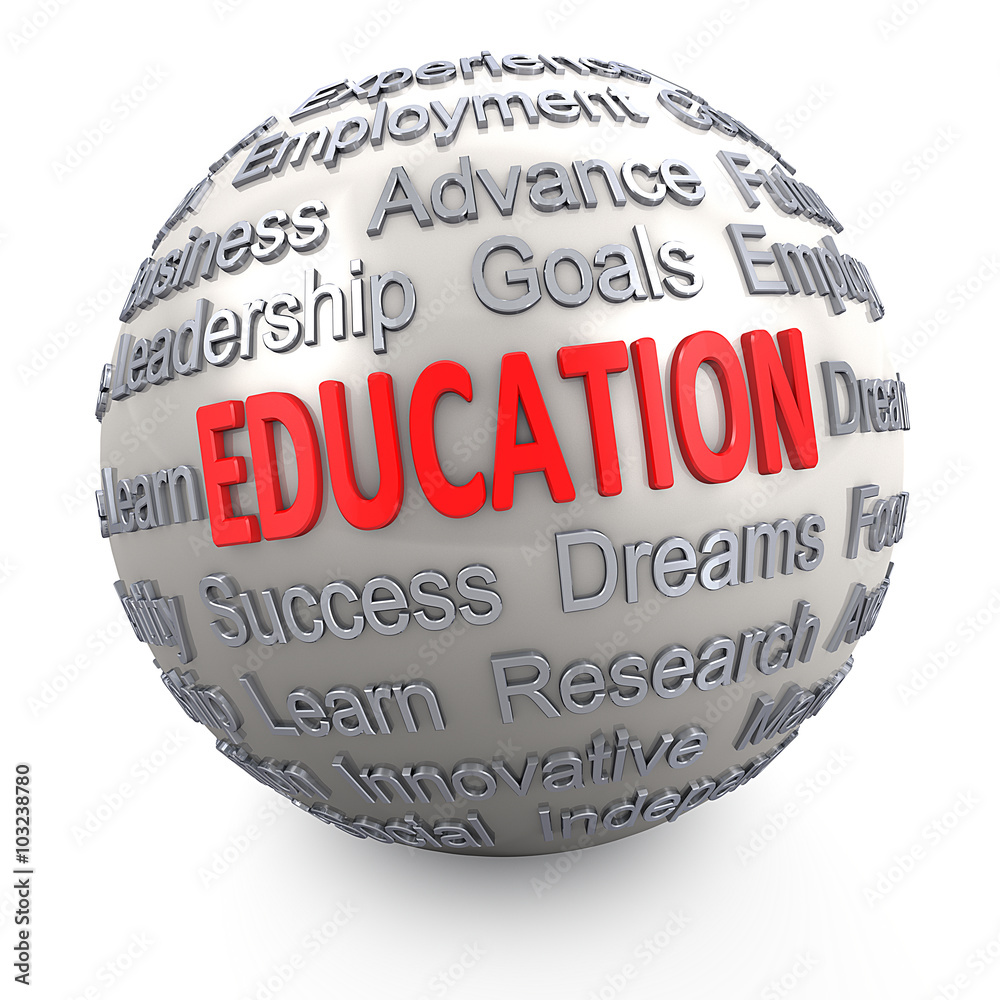 Education Sphere Stock Illustration | Adobe Stock