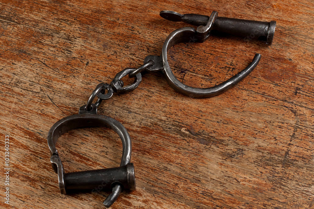 Metal handcuffs store