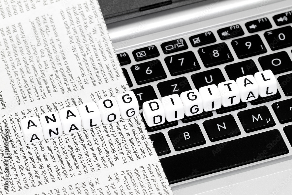 analog and digital Stock Photo | Adobe Stock
