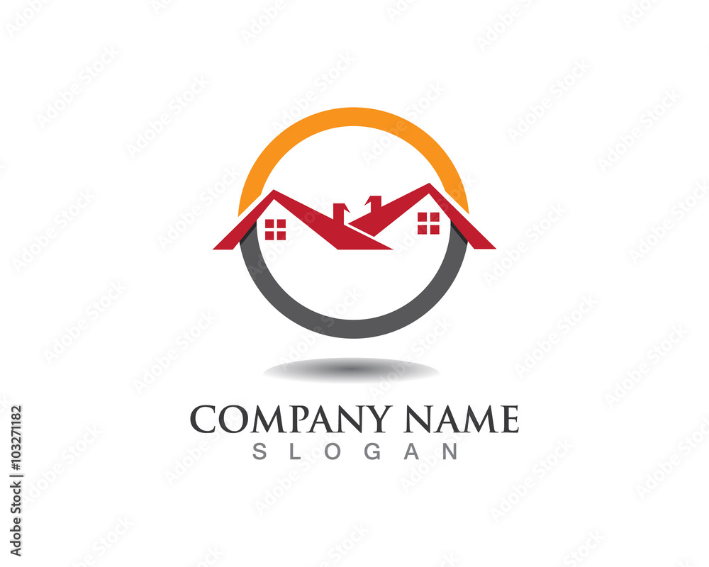 Home building logo Stock Vector | Adobe Stock