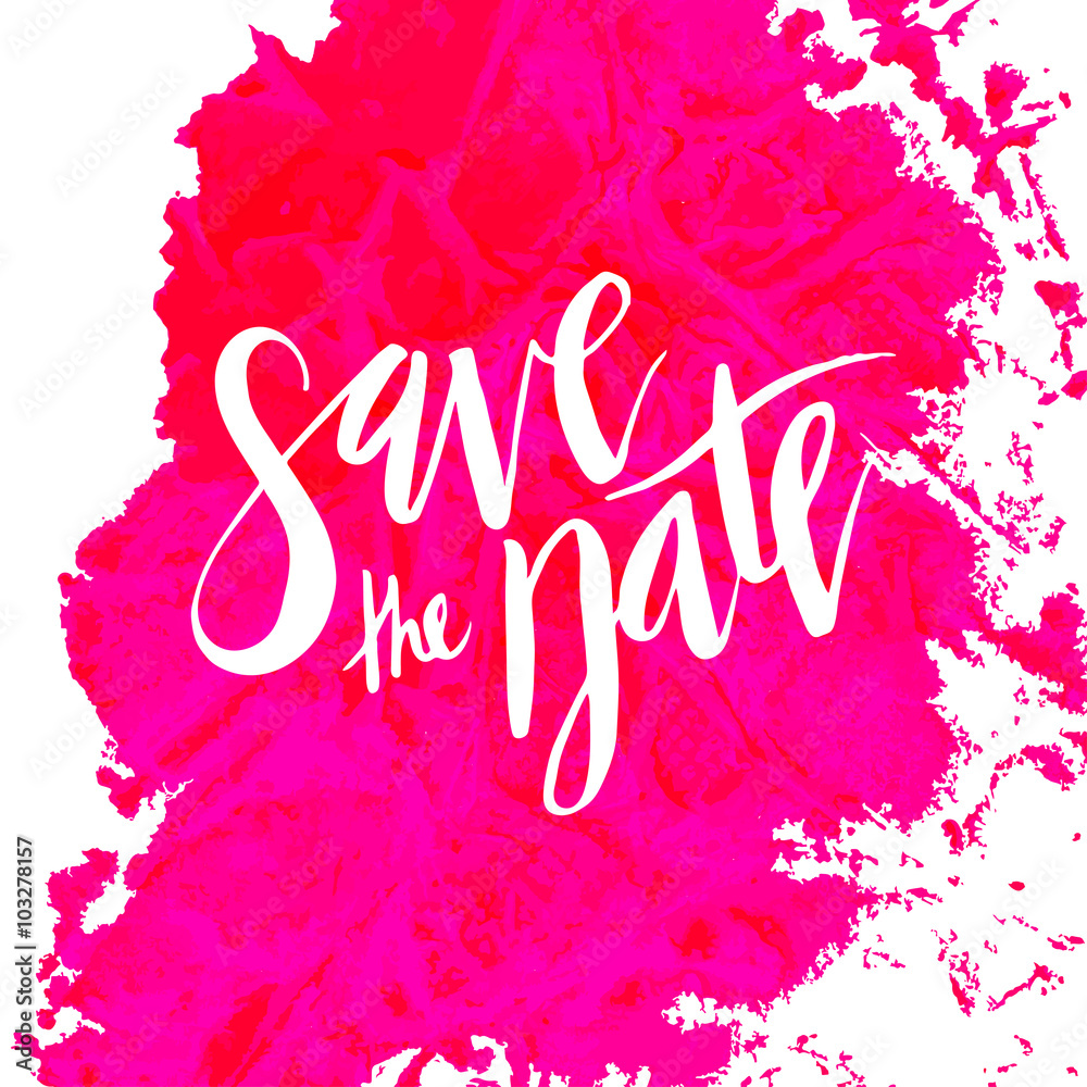 Save the date, hand-drawn labels for postcards design, wedding ...