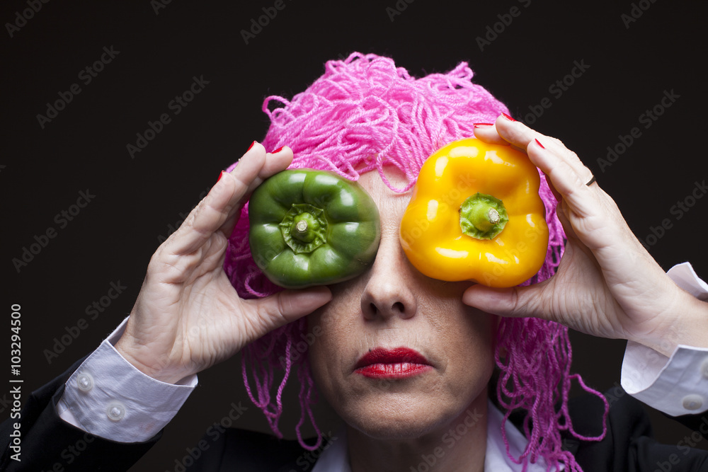 Retrato estrambótico foto de Stock | Adobe Stock