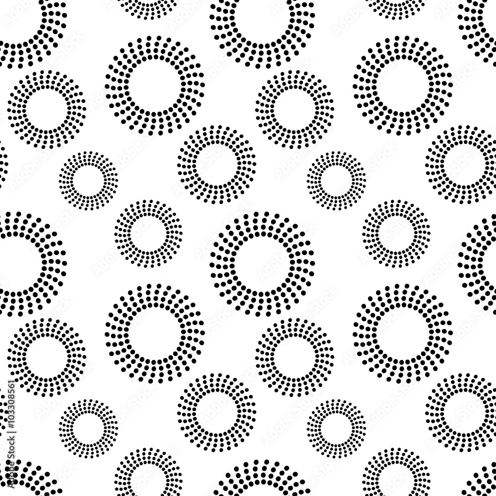 Graphic Design Pattern Circles