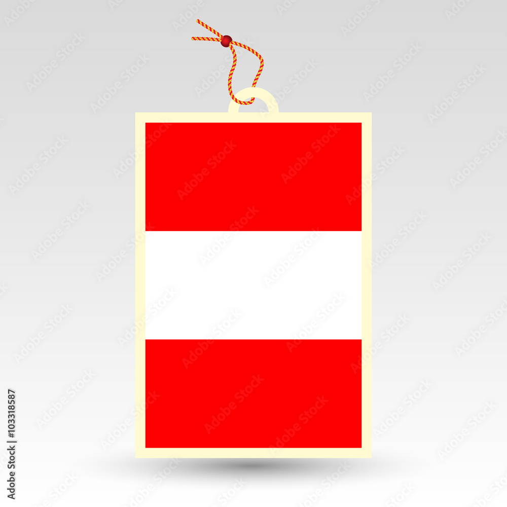 vector simple peruvian price tag - symbol of made in peru - label with ...