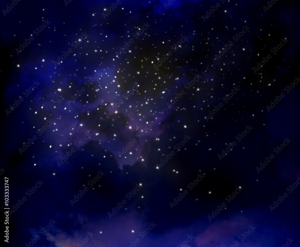 starry night sky, background Stock Photo | Adobe Stock