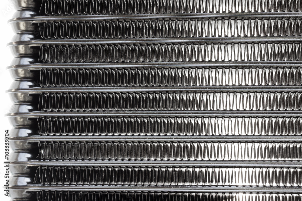 honeycomb radiator oil or water cooling engine Stock Photo | Adobe Stock