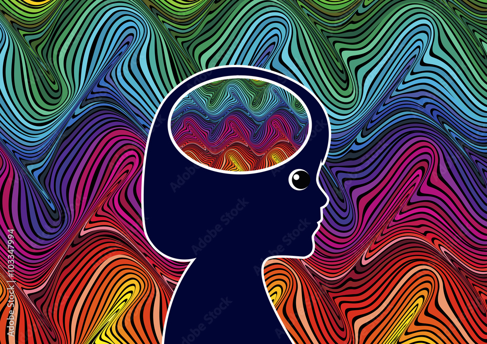 Sensory Overload in Children. Young girl suffering from sensory ...