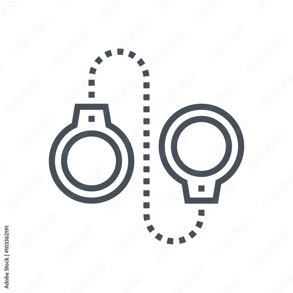 Criminal law icon Stock Vector | Adobe Stock