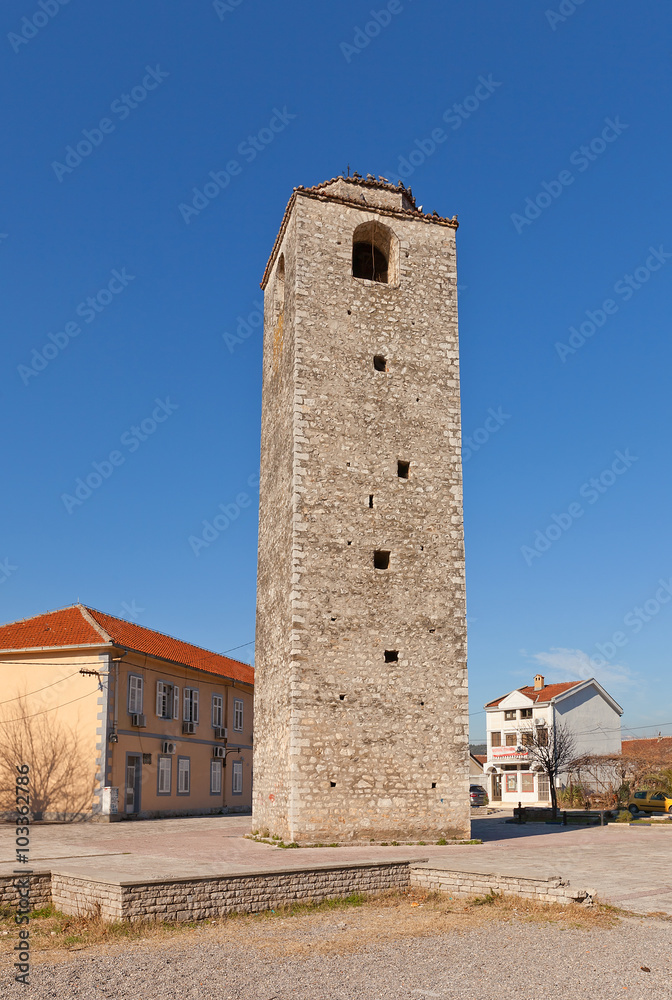 Clock Tower (Sahat Kula) in Podgorica, Montenegro Stock Photo | Adobe Stock