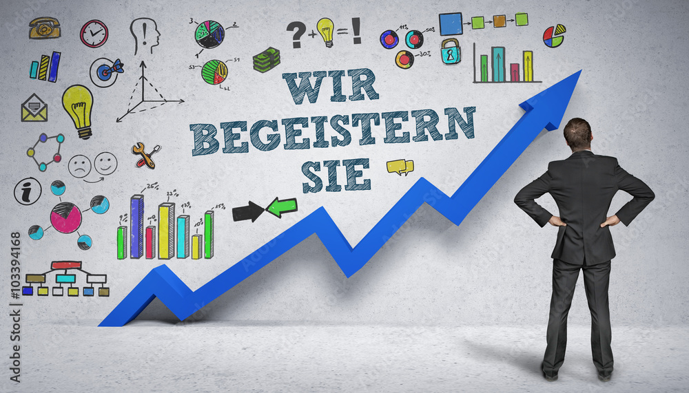 Wir begeistern Sie! Stock-Foto | Adobe Stock