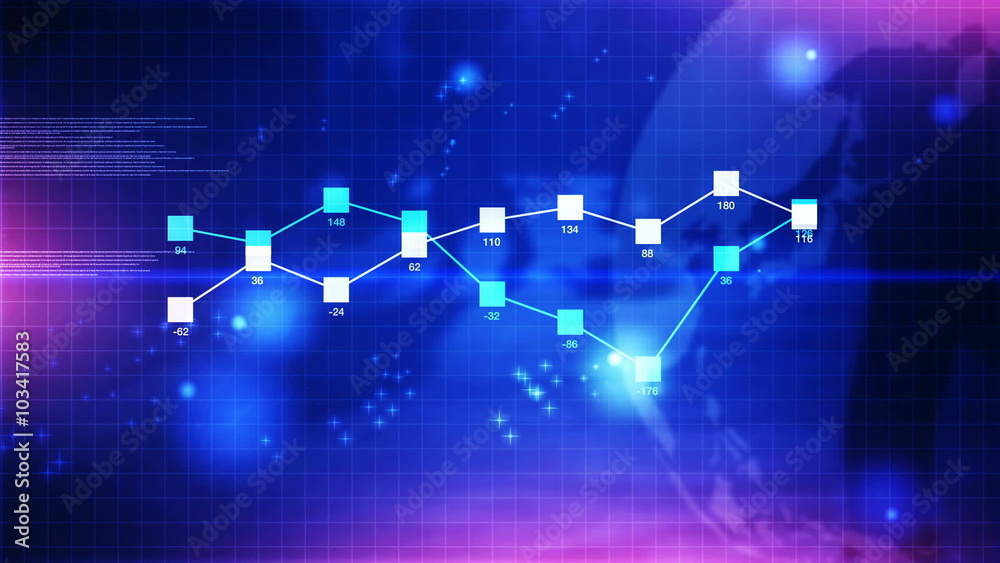 World population growth abstract infographics, animated chart diagram ...