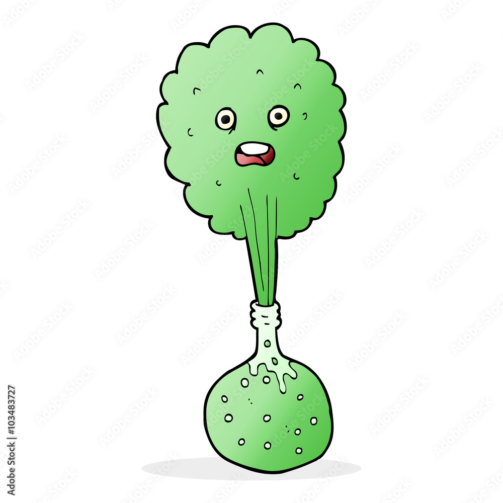 cartoon chemical reaction Stock Vector | Adobe Stock