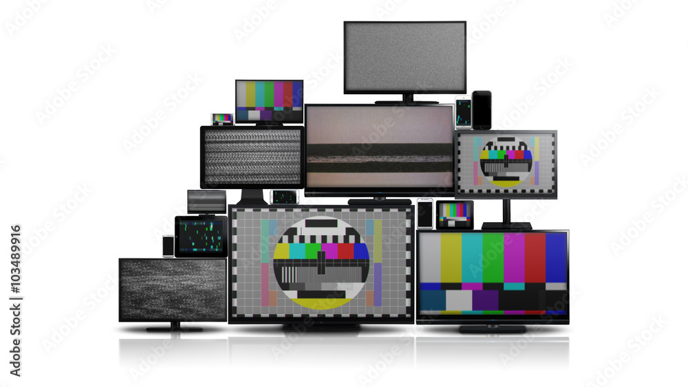Many different types of screens. TVs, computer monitors, smartphones ...