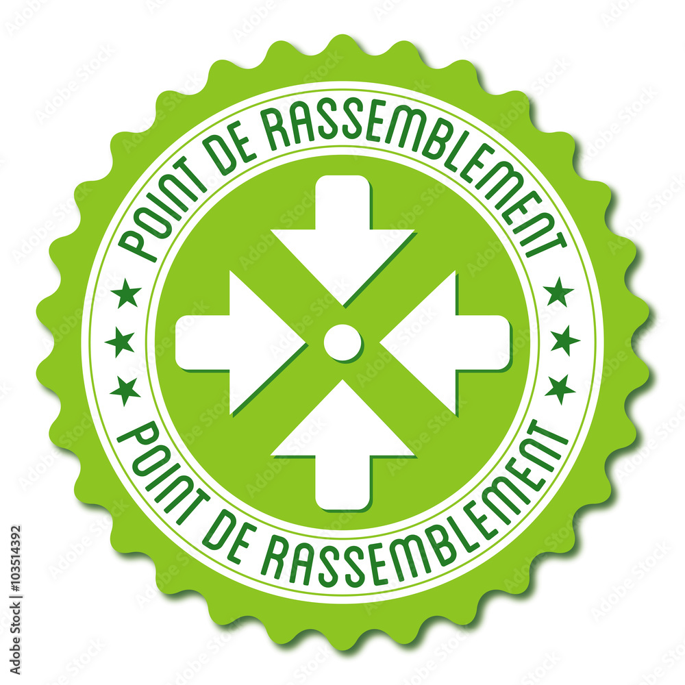 Logo point de rassemblement. Stock Vector | Adobe Stock